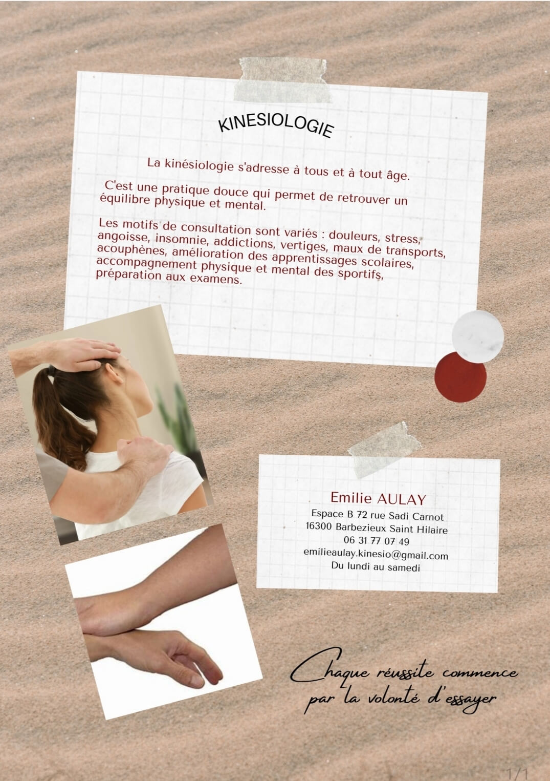 EMILIE AULAY - Kinésiologue